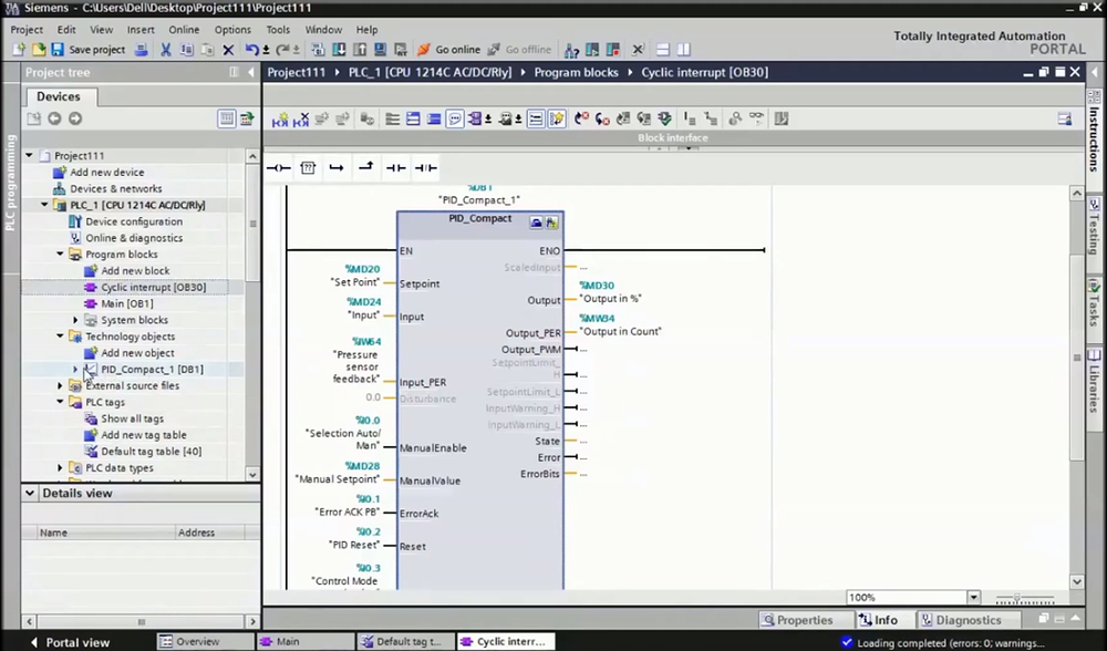 How to configure PID controller in Siemens PLC? - PLC (Programmable ...