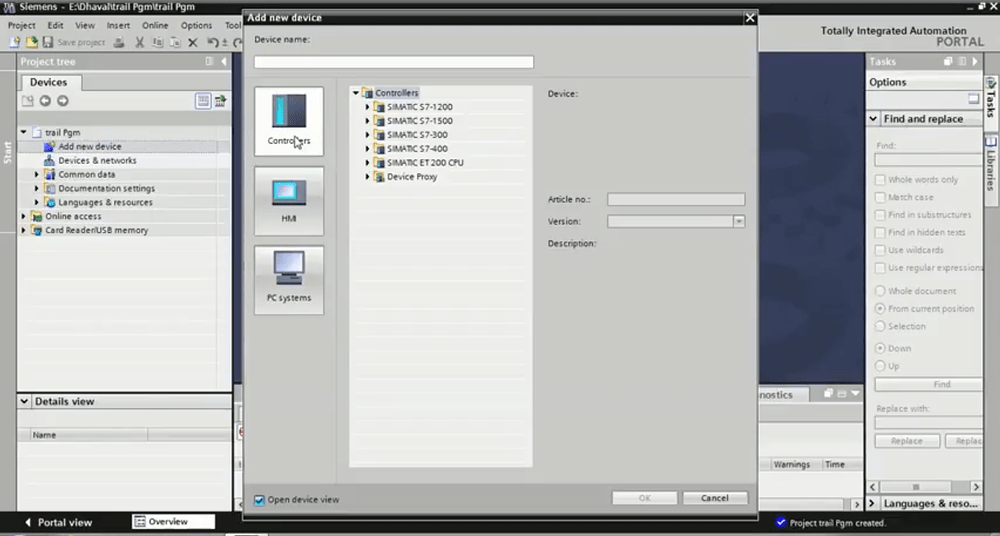 Introduction to TIA portal Siemens, for beginners - Siemens ...