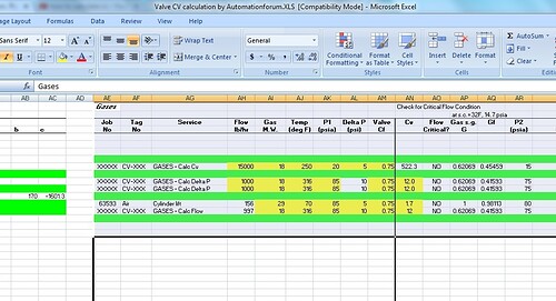 Free tool for Control Valve CV calculation (Microsoft Excel tool ...
