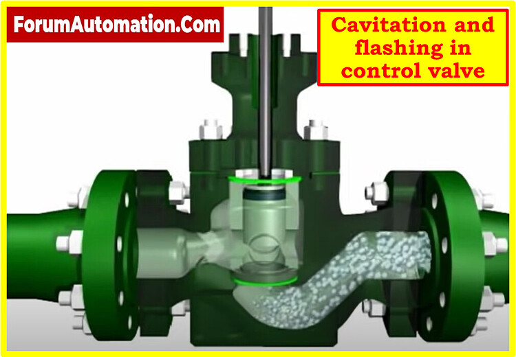 What is the difference between flashing and cavitation in control valve ...