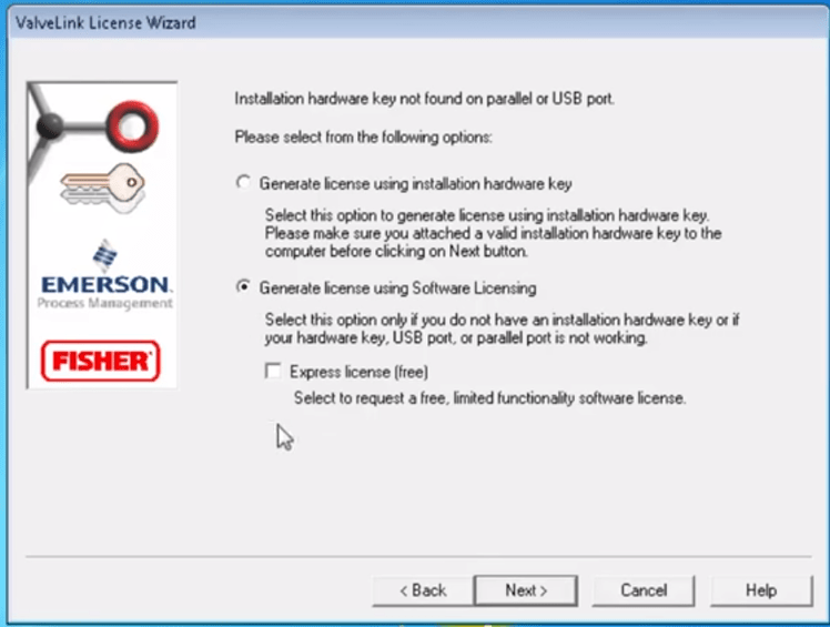 How to License & setup the emerson valve link express software - Valves ...