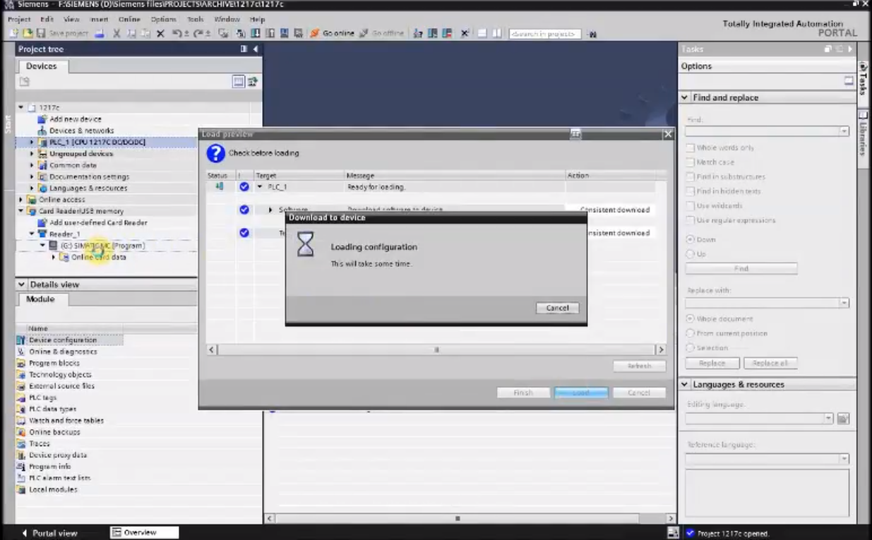 How to take backup of program from seimens PLC to SD card - Siemens ...