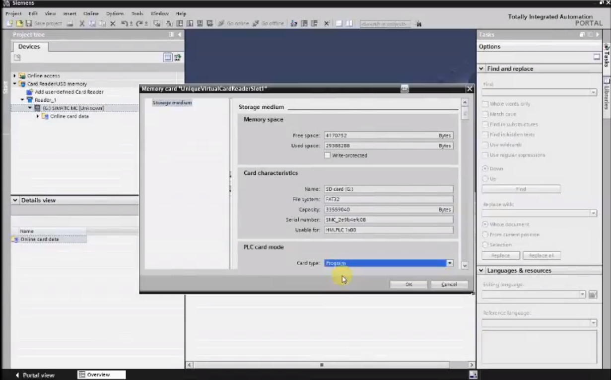 How to take backup of program from seimens PLC to SD card - Siemens ...