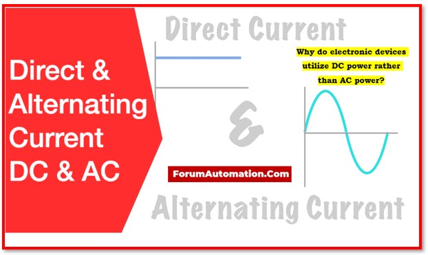 Why do electronic devices utilize DC power rather than AC power ...