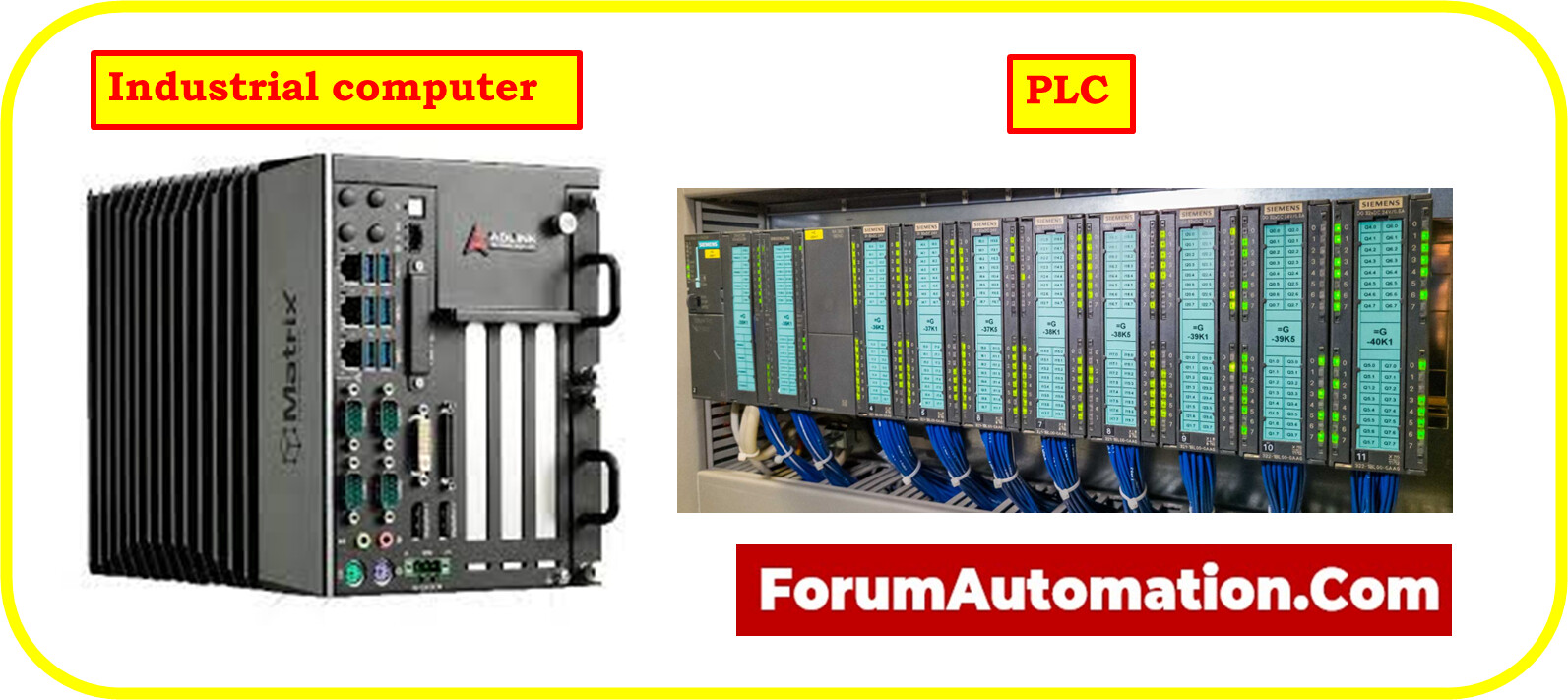 Differences between a PLC and an industrial computer - PLC (Programmable Logic Controllers ...