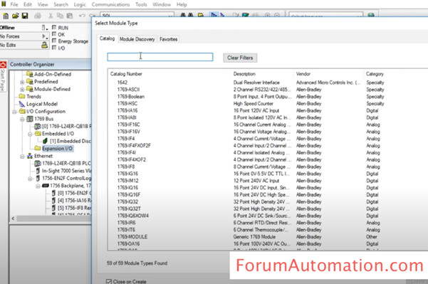 How to add Hardware Configuration on CompactLogix PLC and ControlLogix ...