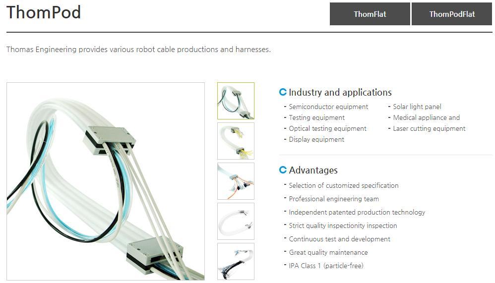 The cleanroom cable thompod - Industrial Automation - Industrial ...