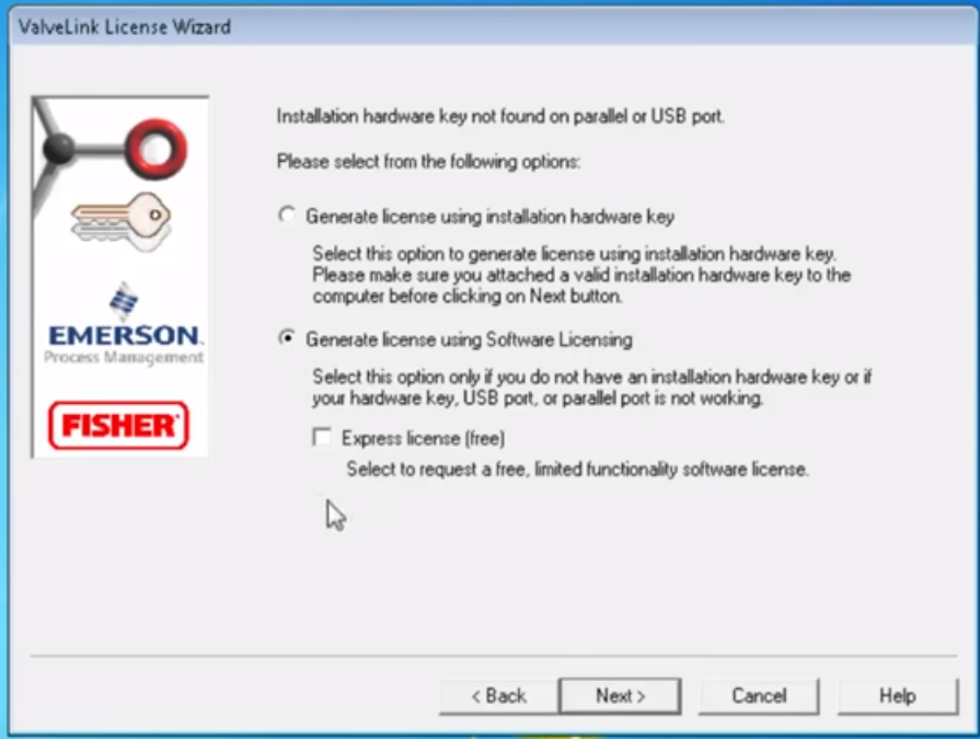 How to License & setup the emerson valve link express software - Valves ...