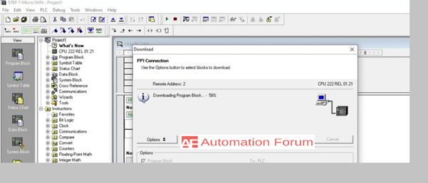 How to Connect and Download a Program in Siemens S7-200 PLC? - Siemens ...